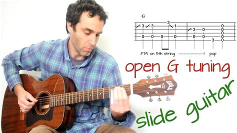 Slide Guitar Blues In Open G Tuning Untitled 06 Guitar Lesson Tutorial With Tab Open G