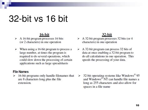 ppt 16 bit vs 32 bit programming powerpoint presentation free