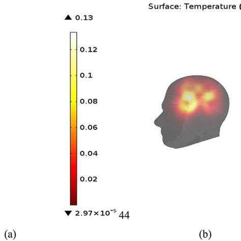Rise In Temperature Distribution Plots A Rectangular Patch Antenna