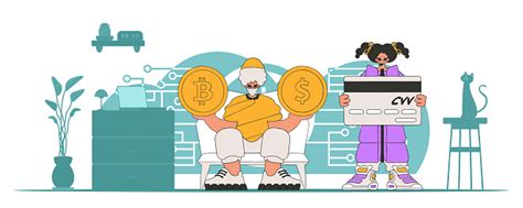 디지털 자금 관리 테마 사람들은 비트 코인과 상호 작용합니다 개념에 대한 스톡 벡터 아트 및 기타 이미지 개념 경제 구매