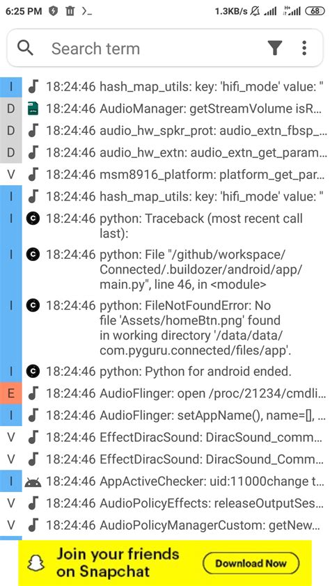 Pygame Built On Android Give Errors While Opening Files 3179 · Issue 1601 · Pygame Community