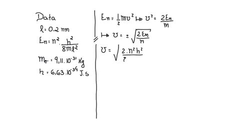 Solved Ii What Is The Minimum Speed Of An Electron Trapped In A 0 20