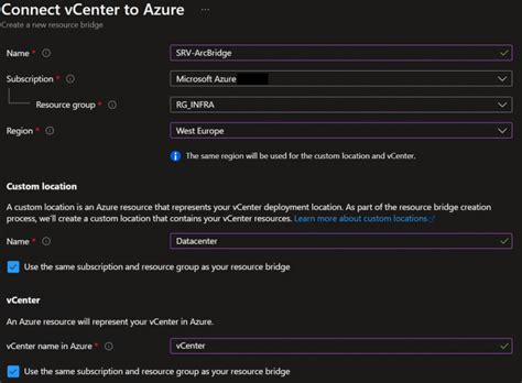 Azure Arc Enabled Vmware Vsphere