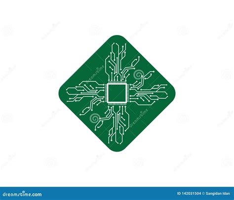 Circuit Board Line Concept Design Illustration Stock Vector Illustration Of Circuit Chip