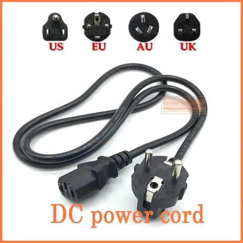 Uk Plug Eu Plug Us Plug Au Plug Universal Prong Power Cord Cable M For Desktop