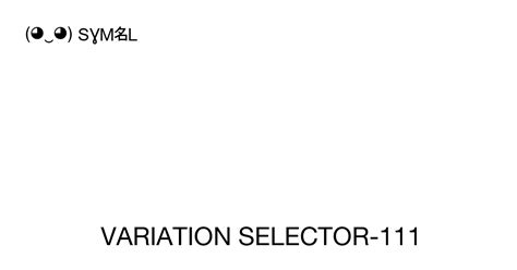 󠅞 Variation Selector 111 유니코드 번호 Ue015e 📖 기호의 의미 알아보기 복사 And 📋 붙여넣기