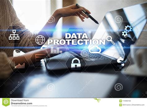Data Protection Cyber Security Information Safety And Encryption