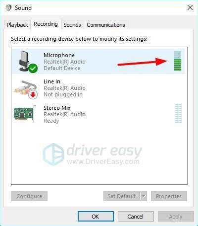 Microphone Not Picking Up Voice Solved Driver Easy