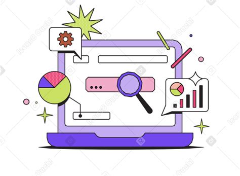 Seo Website Optimization Illustration In Png Svg