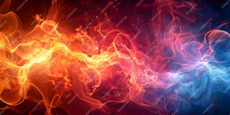 image of nuclear reactions collision of particles creating explosion