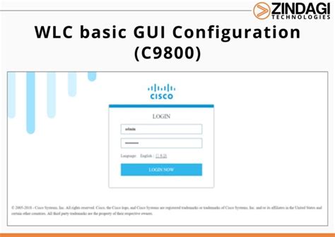 WLC Basic GUI Configuration C9800 Zindagi Technologies