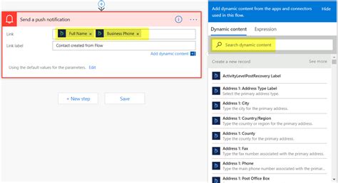 create records using microsoft flow in dynamics 365