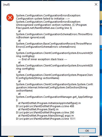 Cannot Start Program At All Troubleshooting Bug Reports Paint NET Forum