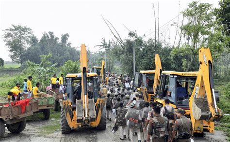 Eviction Drive In Assams Sonitpur The Shillong Times
