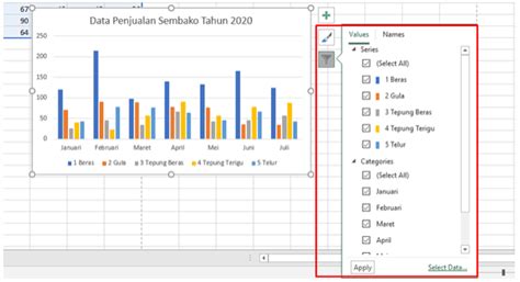 Cara Membuat Diagram Di Excel Chart Untuk Pemula