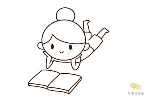 小女孩低头简笔画 简笔画图片大全 普车都