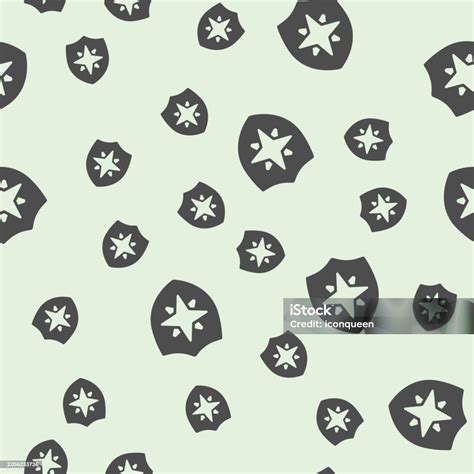 안전 엠블럼 솔리드 완벽 한 패턴 해양 항법 테마에 별 벡터 그래픽입니다 바다 하늘 별 방패 기호 배경 글리프 아이콘으로 가득 차 있습니다 검은색에 대한 스톡 벡터 아트 및