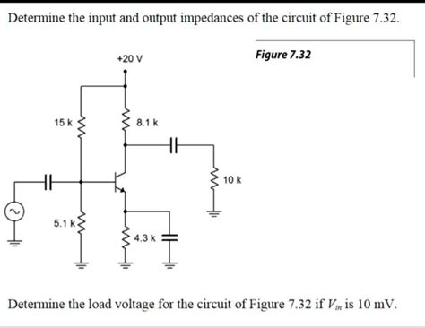 Determine The Input And Output Impedances Of The Circuit Of Figure 732