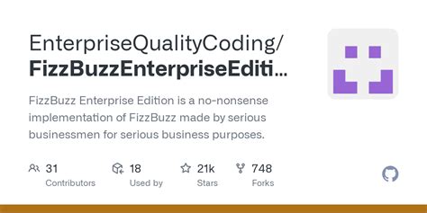 Fizzbuzzenterpriseeditionsrcmainjavacomseriouscompanybusiness