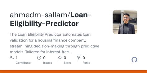 github ahmedm sallam loan eligibility predictor the loan eligibility