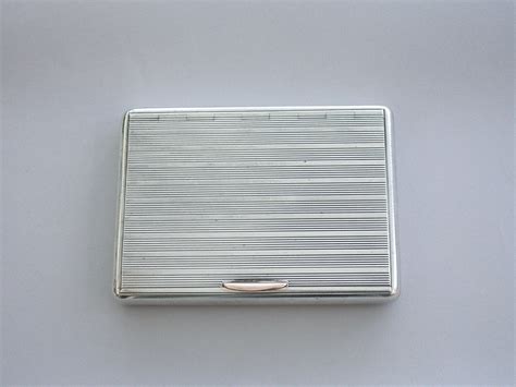 Edwardian Silver Combined Cigarette And Vesta Case By J S Bell And Louis Willmott London Steppes