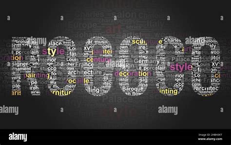 Rococo Essential Subjects And Terms Related To Rococo Arranged By Importance In A 4 Color High