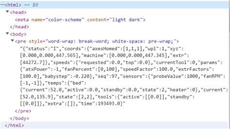 Script Html Avec Duet3d Json Finalement Programmation Communauté Jeedom