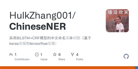 Github Hulkzhang Chinesener Bilstm Crf Keras Tensorflow