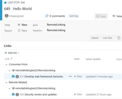 Link Work Items To Objects Azure Boards Microsoft Learn
