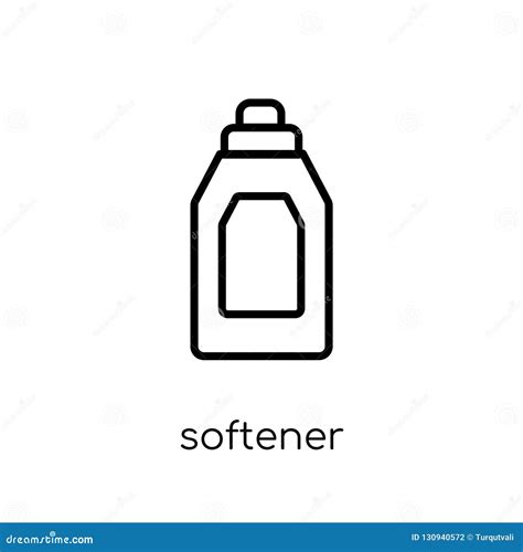 Softener Icon Trendy Modern Flat Linear Vector Softener Icon On Stock Vector Illustration Of