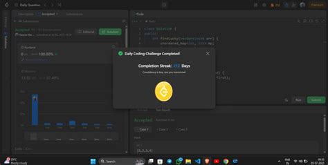 100daysofcode Leetcode Codingstreak Softwareengineering Problemsolving Growthmindset