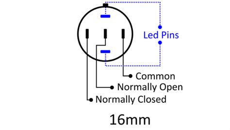 Normally Open Pushbutton Switch Schematic Normally Open Tactile Push