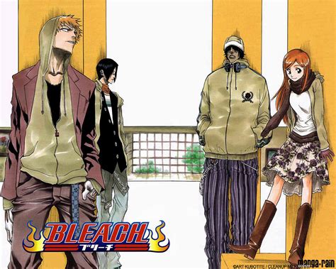 Bleach Inoue Orihime Ishida Uryuu Kurosaki Ichigo Male Yasutora Sado Konachan Net Konachan