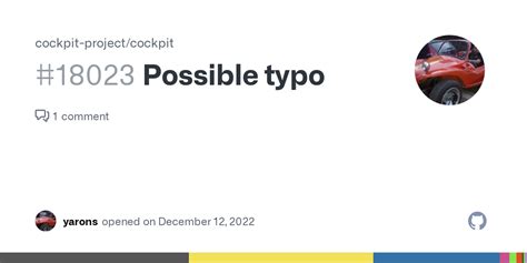 possible typo · issue 18023 · cockpit project cockpit · github