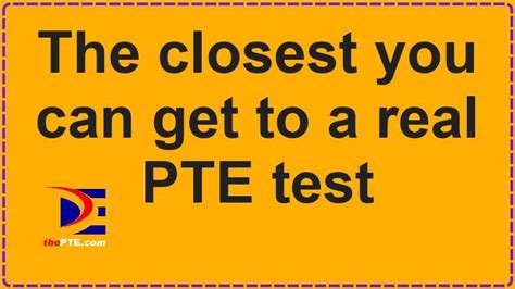 Pte Mock Test Package Thepte