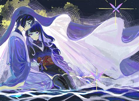 Raiden Shogun Scaramouche And Scaramouche Genshin Impact Drawn By Nihaowojiaoshanghetu