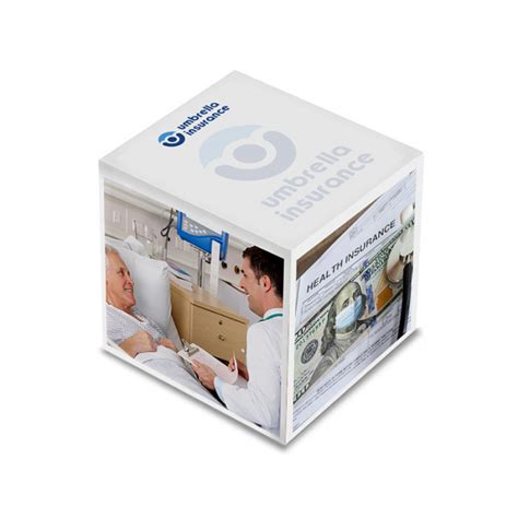 3 3 8 Inch Custom Printed Non Adhesive Full Size Note Cubes