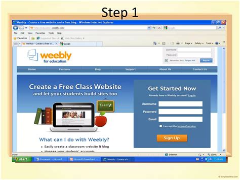 Weebly Education Website Building Pptx