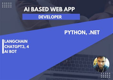 develop ai web app utilizing the chatgpt langchain and database by
