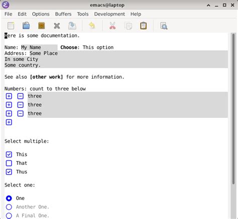 Emacs Widget Icons