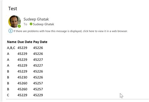 Sending An Email Using Power Automate Containing T Power Platform