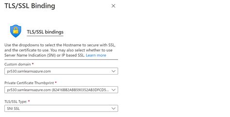 Using Free Managed Certificates In Azure Web Apps Sam Learns Azure