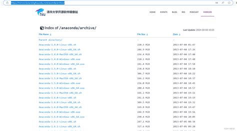 anaconda3 清华镜像下载地址 anaconda清华镜像下载 csdn博客