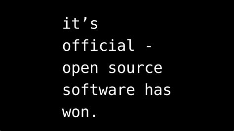Open Source Software Has Won Off Topic Chat Blender Artists Community