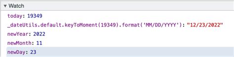 Javascript Wrong Month From Dateutilskeytomoment Stack Overflow