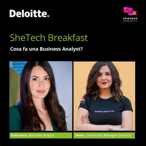 Deloitte Su Linkedin Shetechbreakfast Deloitteconsulting Deloitteinclusion Deloitteitalia