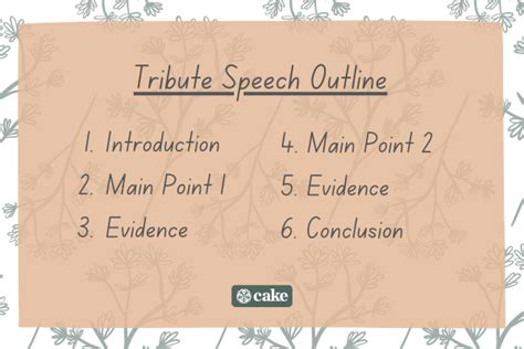 Tribute Speech Outline About Mom Soalandock