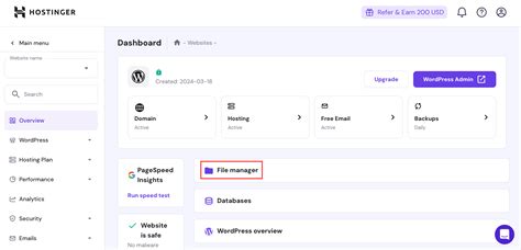 How To Use Hostingers File Manager To Manage Website Files