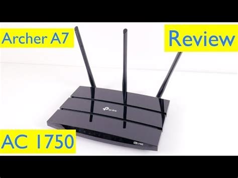 TP-Link AC1750 Smart WiFi Router Setup and Review - Archer A7 - YouTube