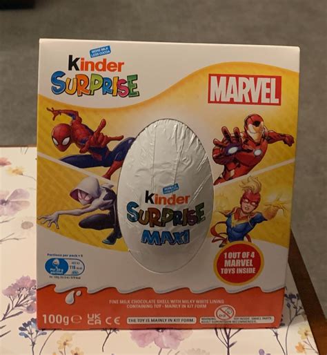 Foodstuff Finds Marvel Kinder Egg Maxi Asda By Cinabar